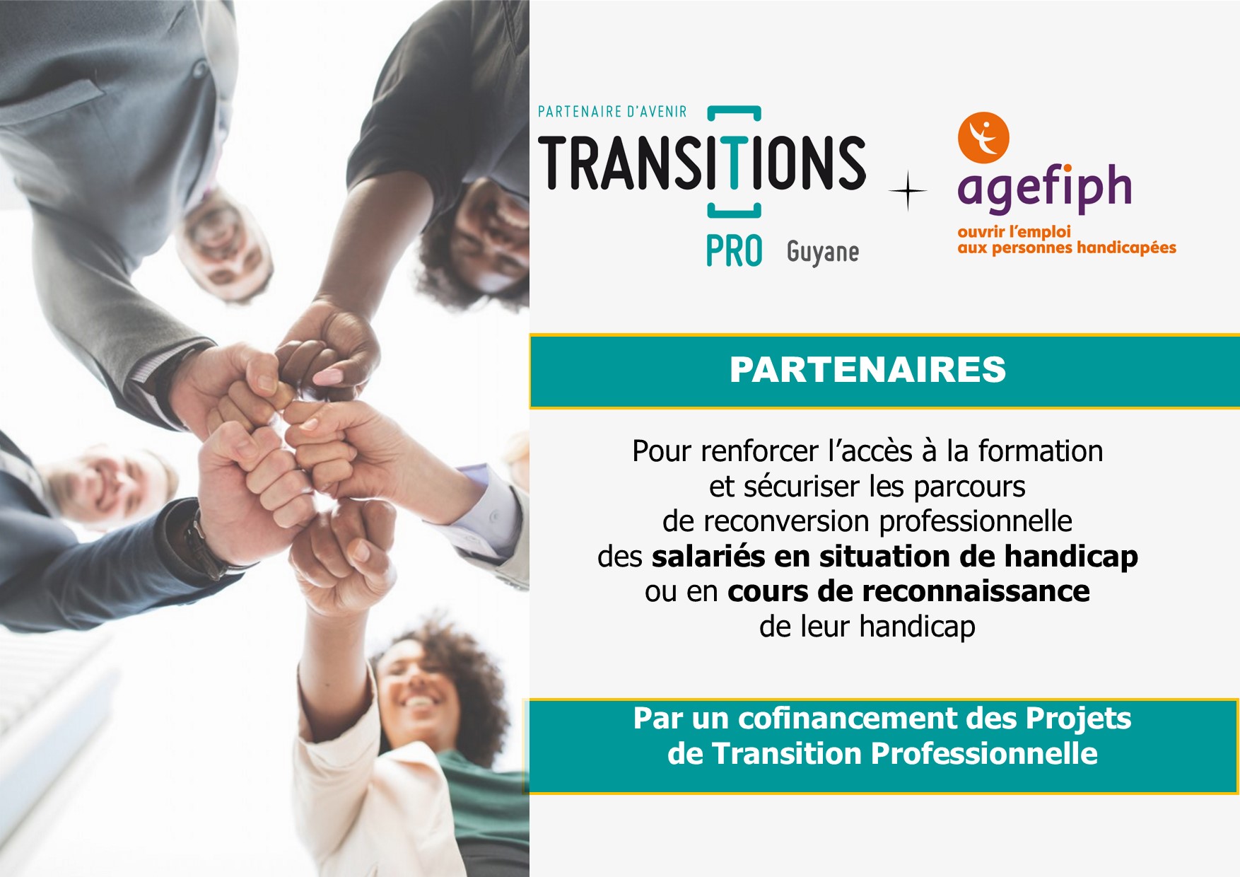 Transitions Pro Guyane et l’ Agefiph , ensemble pour sécuriser les ...
