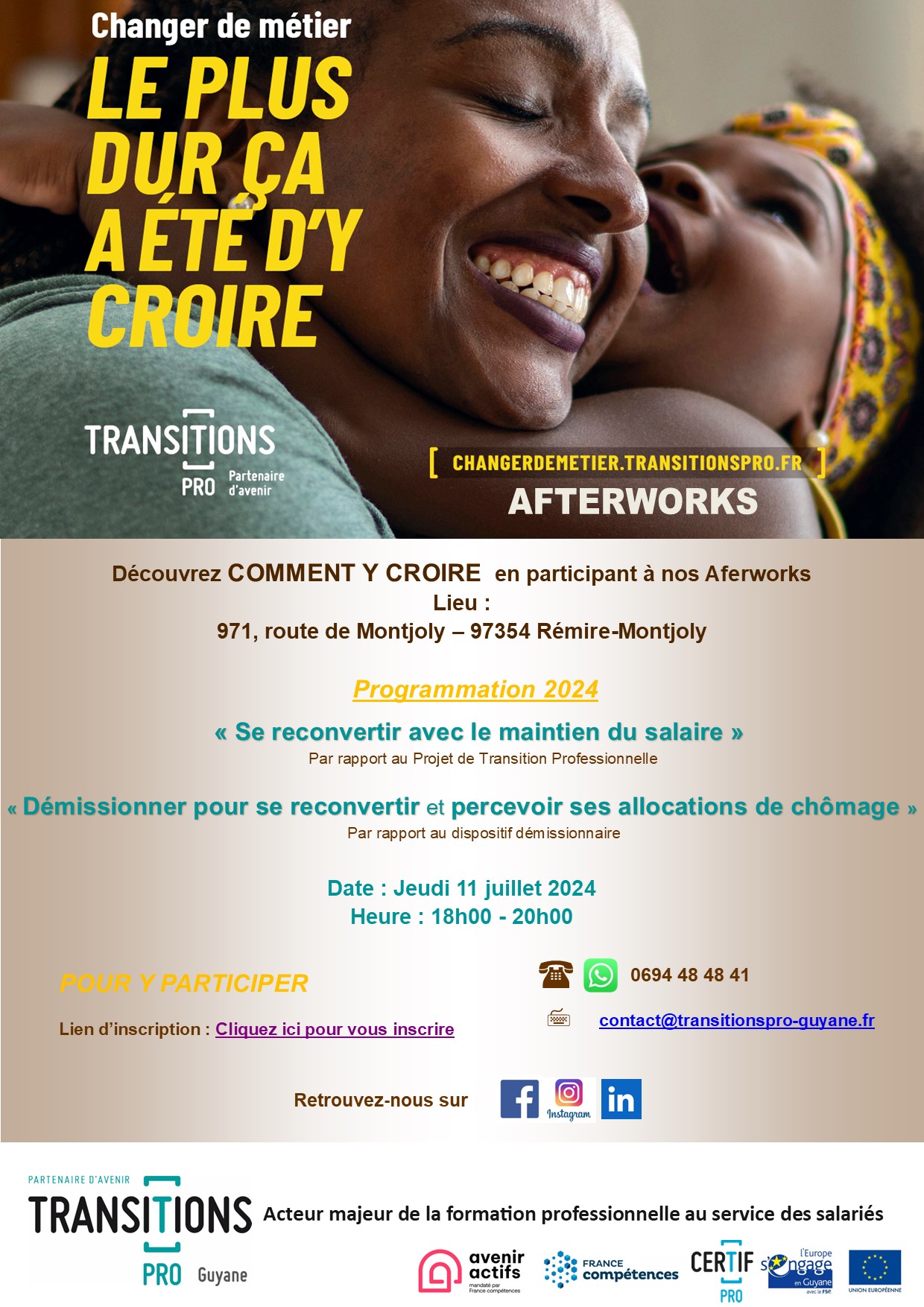 Accueil > Les Afterworks de Transitions Pro Guyane